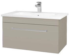 Dřevojas Koupelnová skříň ASTON SZZ 80 Varianta: N01 Bílá lesk / Úchytka T01 / D02 Bříza