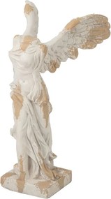 Béžová antik dekorace Angel Torso Antiqou French - 53*42*88 cm