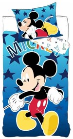 Setino · Bavlněné povlečení do dětské postýlky Mickey Mouse - Disney - 90 x 140 cm + 40 x 55 cm | Certifikát Oeko Tex Standard 100