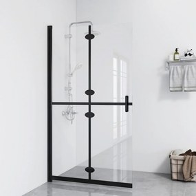 Skládací sprchová zástěna čiré ESG sklo 70 x 190 cm 151180