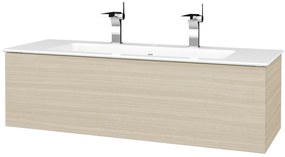 Dřevojas Koupelnová skříň VARIANTE SZZ 120 (umyvadlo Pura) Varianta: N01 Bílá lesk / D08 Wenge