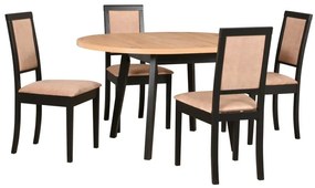 Drewmix jídelní židle ROMA 13 dřevo: wenge, látka: látka