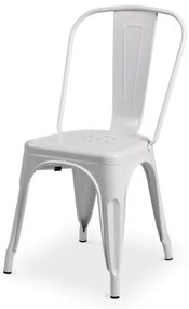 Chairy Bistro židle Paris inspirovaná TOLIX - bílá