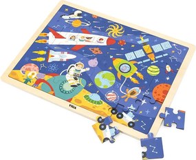 Dřevěné puzzle poznávej vesmír Viga 48 dílků