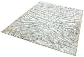 Šedý  koberec Ston Zebra Rozměry: 80x150 cm