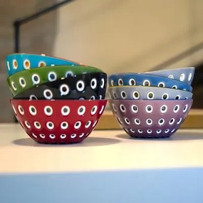 Guzzini LE MURRINE mísa červená, bílá / Mísa / Akrylát / 3 Color Tech