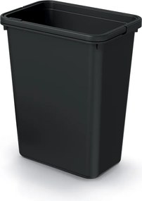 PRO Odpadkový koš SYSTEMA BASIC recyklovaný černý, objem 10l