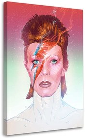 Gario Obraz na plátně David Bowie barevný portrét - Nikita Abakumov Rozměry: 40 x 60 cm