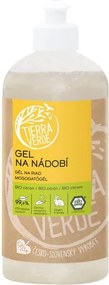 Tierra Verde Gel na nádobí s BIO citronovou silicí 500 ml