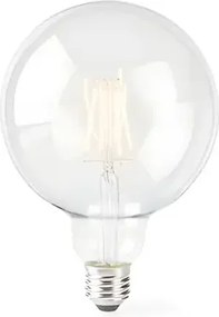 Nedis SmartLife LED žárovka / Wi-Fi / E27 / 500 lm / 5 W / Teplá bílá