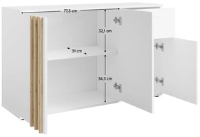 Kondela Komoda, 3D1S, bíla/dub artisan, TOLIS TYP 2