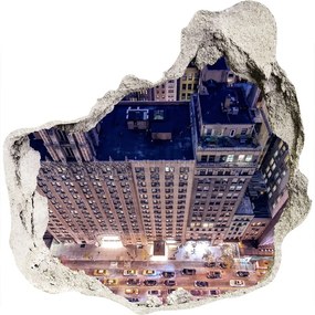 Wallmuralia Samolepící nálepka na zeď New York noc 75x75 cm