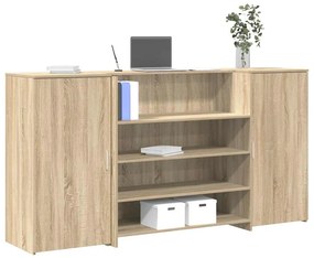 Recepční stůl dub sonoma 200x50x103,5 cm kompozitní dřevo 3324180