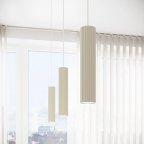 Sollux Lighting Závěsné svítidlo KARBON 2 béžové