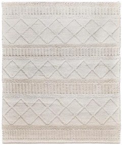 Diamond Carpets India, Ručně vázaný kusový koberec Geneva DE 7951 White Mix, 300x400, bílá, ložnice
