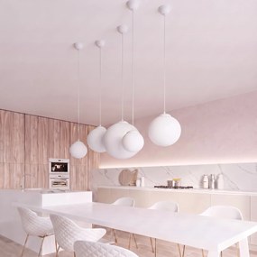 Sollux Lighting Závěsné svítidlo UGO 30 bílé