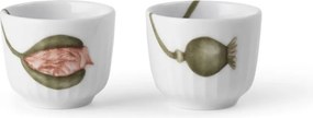 Porcelánové stojánky na vajíčka v sadě 2 ks Hammershøi Poppy – Kähler Design