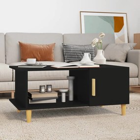 vidaXL Konferenční stolek 90 x 50 x 40 cm kompozitní dřevo [812748] Barva: Černá