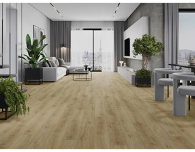 Mexen Charter Oak, vinylová podlaha 1227 x 187 mm LVT Dryback 2,5 mm, PVC podklad, 4stranná V-drážka, dub, F1322-1227-187-255-4V1-01