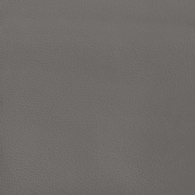 Box spring postel s matrací šedá 120x190 cm umělá kůže 3269701
