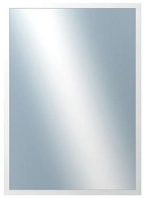 DANTIK - Zarámované zrcadlo - rozměr s rámem cca 50x70 cm z lišty PERLA bílá lesklá vysoká (2746)
