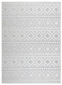 koberec Strukturální SOLE D3851 Boho, diamanty ploché tkaní béžový velikost 140x190 cm | krásné koberce cz