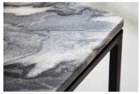 Massive home | Konferenční stolek ELEMENTS NOBLES 50 CM šedý mramor