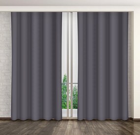 Dekorační závěs 10 tmavě šedá 160x250 cm MyBestHome