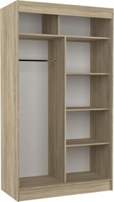 ADRK Furniture Skříň posuvná se zrcadlem GILTON 120 ADRK-SW-GIL-S-120