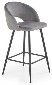 Intesi Židle barová Selli 65cm šedá