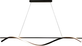Toolight Toolight, LED závěsná lampa 120cm, 27W, 3000K, LHJ019-CP, černá, OSW-50004