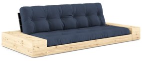 Tmavě modrá rozkládací pohovka 244 cm Base – Karup Design