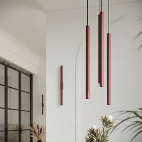 Sollux Lighting Závěsné svítidlo PASTELO 2 bordó