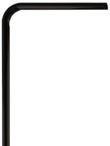 Fontealta Venkovní sprcha Skinny bez nezámrzného systému černý matný nerez bez ruční sprchy montážní box v podlaze