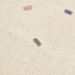 Dětský koberec aniafi 90 x 150 cm bílý MUZZA