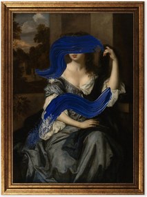 Zarámovaný digitální tisk Lady In Paint III