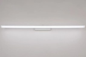 Nástěnné LED svítidlo nad zrcadlo do koupelny Liott White 90