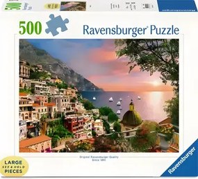 RAVENSBURGER Puzzle Positano, Itálie XXL / 500 dílků / velké díly / 70