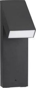 NV 9020930 Venkovní sloupkové svítidlo BRIGITTA černý hliník a akrylový difuzor proti oslnění LED 6W 3000K 100-240V IP65 - NOVA LUCE