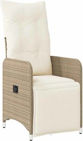 7dílný zahradní bistro set s poduškami béžový polyratan 3277100