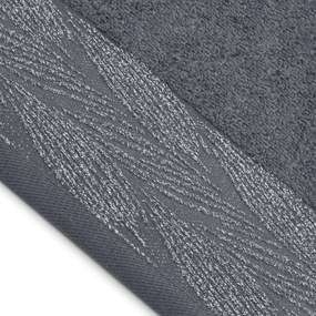 Sada 3 ks ručníků ALLIUM klasický styl grafitově šedá