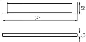 Kanlux 38121 - LED Stmívatelné osvětlení nábytku DAXA LED/9W/24V 3000/4000/5500K