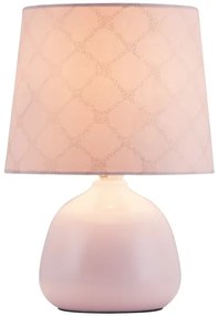 Rabalux 4384 - Stolní lampa ELLIE E14/40W růžová
