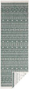 NORTHRUGS - Hanse Home koberce Kusový koberec Twin Supreme 103440 Kuba green creme – na ven i na doma - 80x350 cm