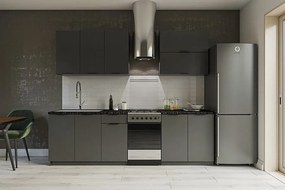 Casarredo - Komfort nábytek Kuchyňská linka ROMI 200 grafit