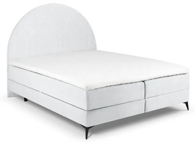 Světle šedá boxspring postel s úložným prostorem 180x200 cm Sunrise – Cosmopolitan Design