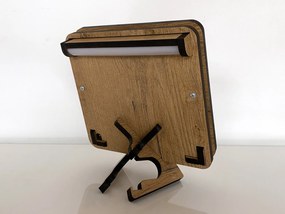 Li-Go "Buldoček" lampa 19x19 cm provedení povrchu: dub