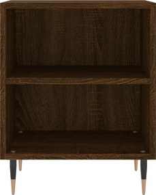 vidaXL Noční stolek 40 x 30 x 50 cm kompozitní dřevo [826778] Barva: šedá sonoma