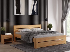 Vysoká postel z bukového dřeva 180x200 cm Bilbao