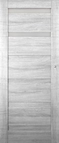 posuvné interiérové dveře do pouzdra EVORA model 2 Průchozí rozměr: 70 x 197 cm, Orientace dveří: Levé dveře, Dekor: Dub Aljaška